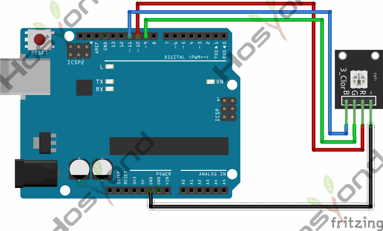Project.2 SMD RGB — Hosyond 45 in 1 Sensor Kit documentation